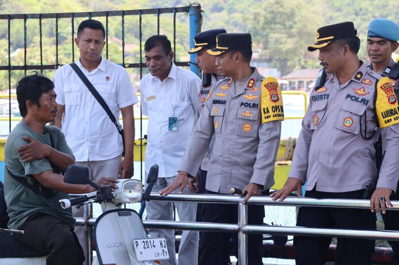 Pascagelaran MotoGP Mandalika 2024, Pengamanan di Pelabuhan Padang Bai Diperketat | Bali Tribune